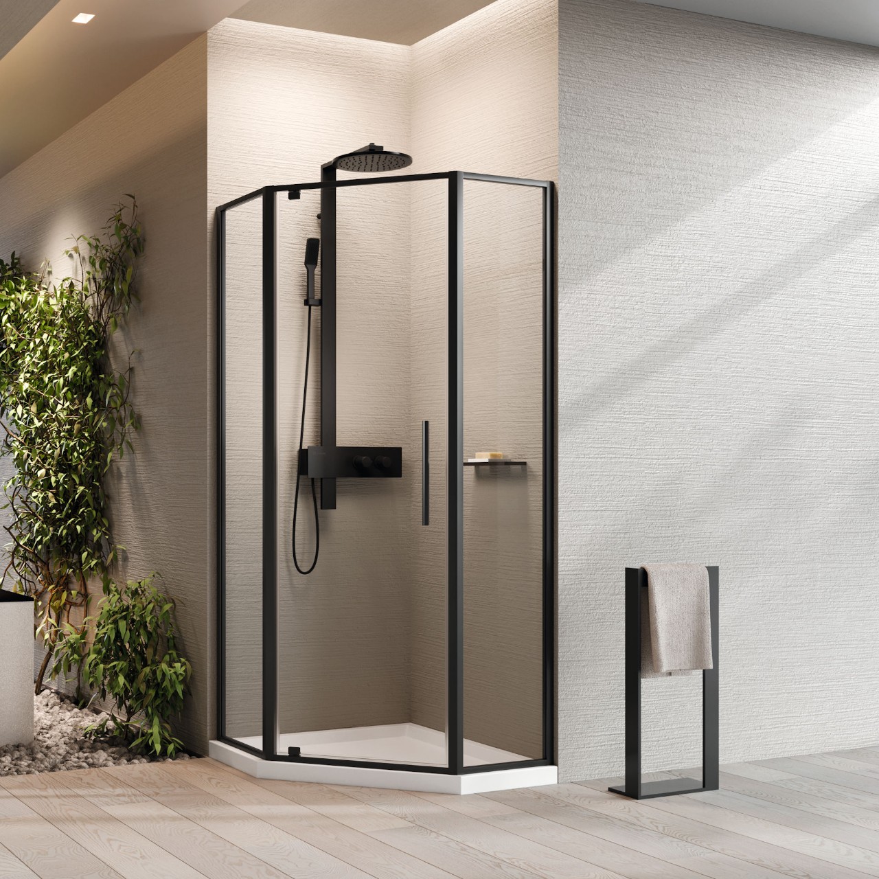 Parois de douche RIGA PENTAGONO G - Novellini