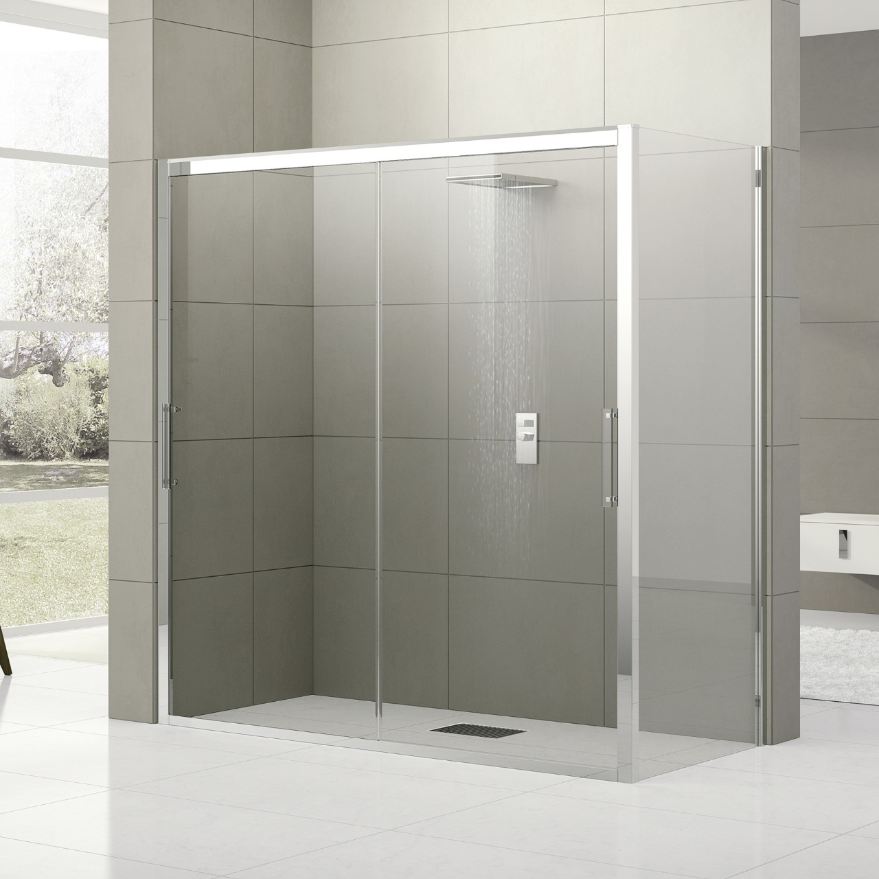 Box de banho Rose Rosse 2M+F - Novellini