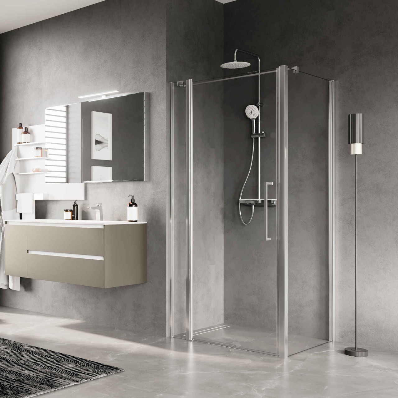 Shower enclosures Young Plus 2P+F - Novellini